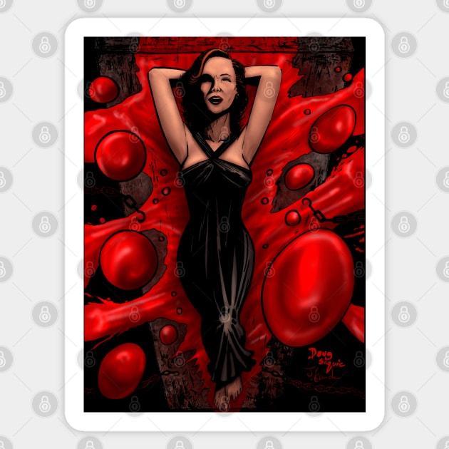 Julia Hellraiser bed - Hellraiser - Sticker | TeePublic